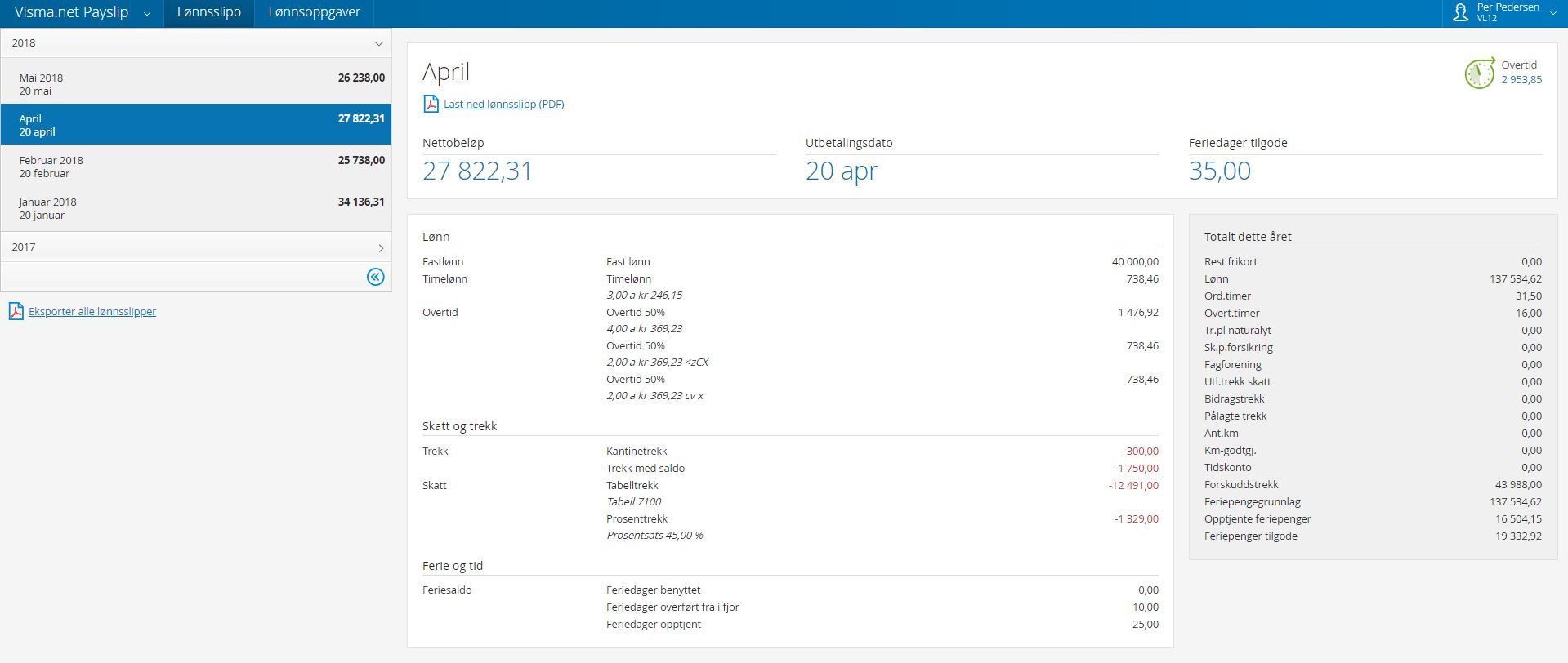 Slik publiserer du lønnsslipper / Visma.net Payslip