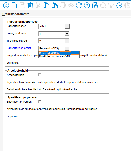 Bestill avstemmingsinformasjon i Altinn - skjema A06